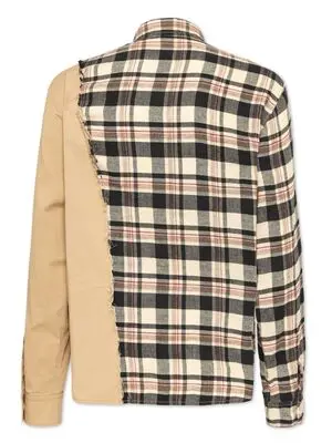 Dsquared2 Checked Patchwork Shirt