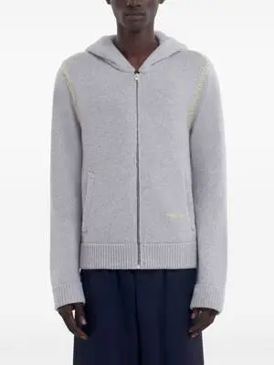 Marni Logo-embroidered Cardigan