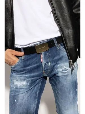 Dsquared2 Logo-embossed Buckle Belt