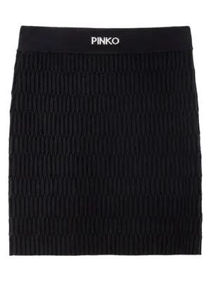 Pinko Exotic Mini Skirt - Black