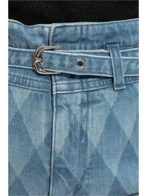 Balmain Geometric-print Skinny Jeans