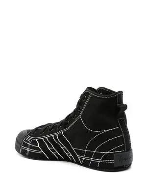 Y3 Nizza High-top Sneakers - Black