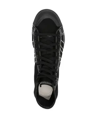 Y3 Nizza High-top Sneakers - Black