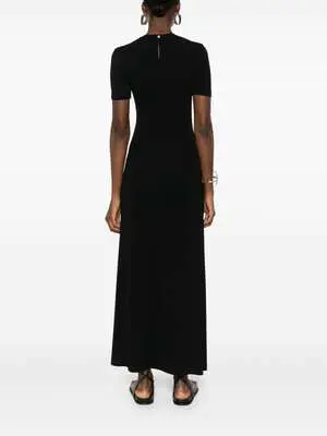 Rabanne Pleated Dress - Black