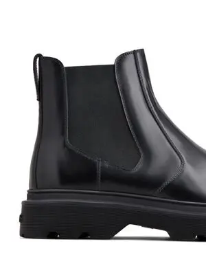 TOD'S Ankle Leather Chelsea Boots