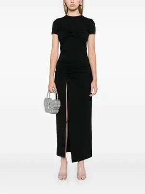 ROTATE BY BIRGER CHRISTENSEN Knot-detailed T-shirt