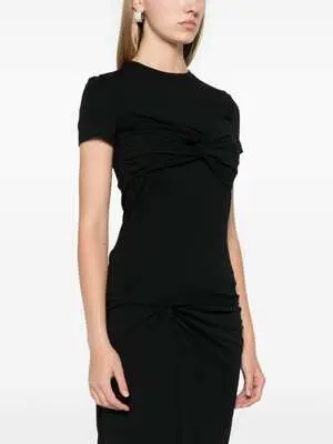 ROTATE BY BIRGER CHRISTENSEN Knot-detailed T-shirt