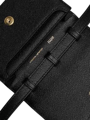 AMI Paris Paris Paris Leather Card Holder