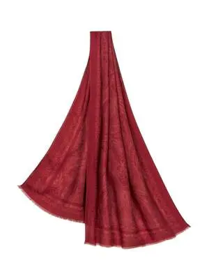 Etro Frayed Paisley-print Scarf