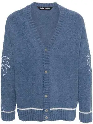 Palm Angels Palm Tree Embroidery Cardigan