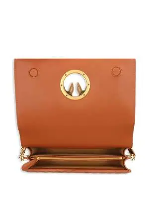 Pinko Classic Love Click Cross Body Bag - Brown
