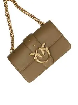 Pinko Mini Love One Crossbody Bag - Green