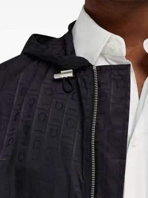 FERRAGAMO Gancini Jacquard Rain Jacket