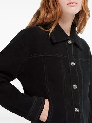 BARRIE Button-up Jacket - Black