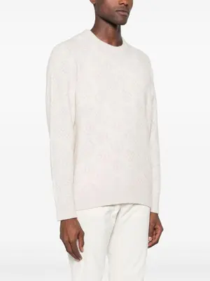 Brunello Cucinelli Geometric-jacquard Sweater