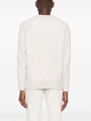 Brunello Cucinelli Geometric-jacquard Sweater