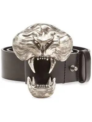 DIESEL® B-ite Leather Belt - Black