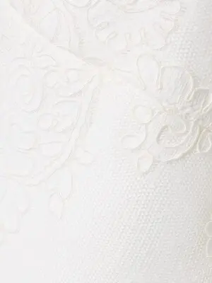 SELF-PORTRAIT Strapless Lace Mini Dress