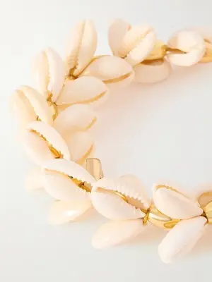 Tohum Design Concha Gold-plated Shell Bracelet
