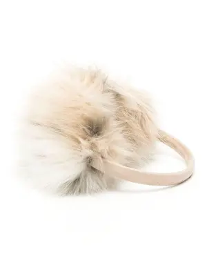 UNREAL FUR Faux-fur Earmuffs - Neutrals