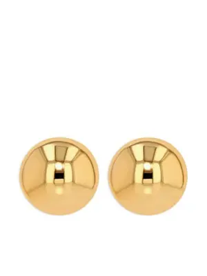 ANINE BING 14kt Yellow Large Dome Earrings - Gold