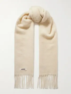 Jacquemus Fringed Knitted Scarf