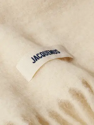 Jacquemus Fringed Knitted Scarf