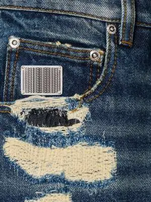 Marc Jacobs Distressed Straight-leg Jeans