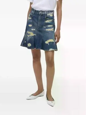 Marc Jacobs Rip&repair Fluted Mini Skirt