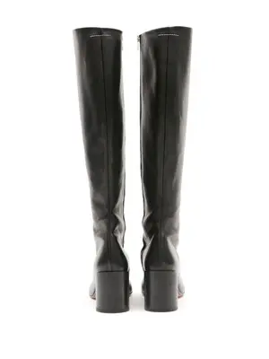 MAISON MARGIELA Knee-high Leather Boots With Anatomic Toe