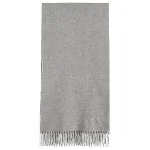 A.p.c. Ambroise Embroidered Scarf - Grey Heather