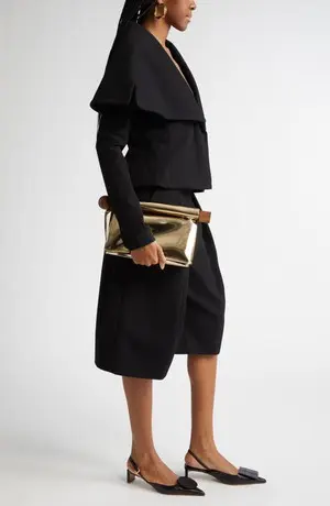 Jacquemus Le Bermuda Amalfi Pleated Shorts - Black