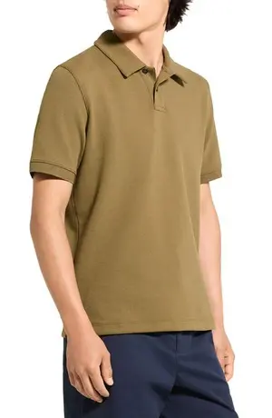 Theory Delroy Double Piqué Polo