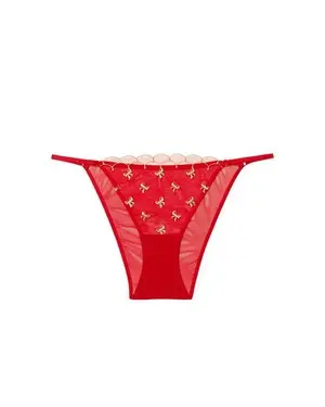 ADORE ME Bettie Brazilian Panties - Dark Red