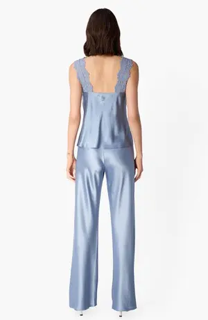 Cami Nyc Bristol Satin Pants - Mist