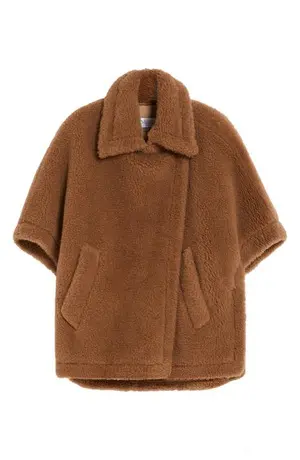 Max Mara Tebe Teddy Bear Cape