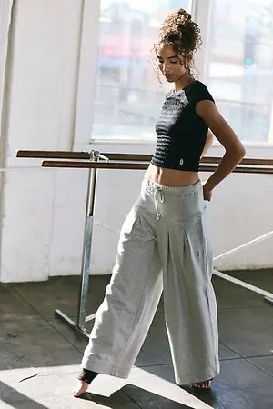 Free People Studio Siren Pants Heather Grey