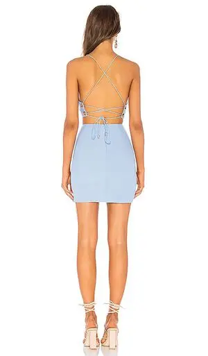 Superdown Milah Wrap Skirt Set