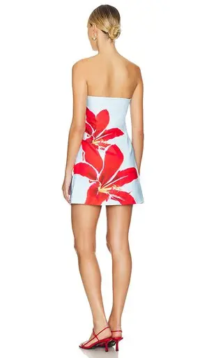 RUNAWAY THE LABEL Primrose Mini Dress - Red Lily