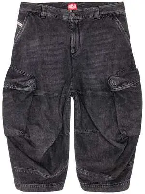 Diesel® D-Arne Cargo Shorts In Black - 60% Off | Editorialist