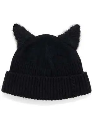 Marni Kitten Ears Beanie - Black