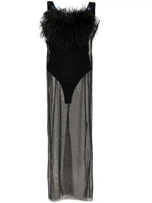 LOULOU Crystal-embellished Maxi Dress