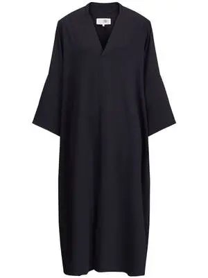 MAISON MARGIELA Oversize V-neck Shift Dress