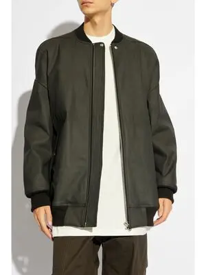 Rick Owens Elongated Bomber Jacket - Grey