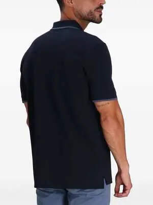 BOSS Logo-print Polo Shirt - Blue
