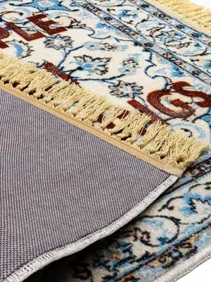 SELETTI Slogan-print Burnt Carpet - Red