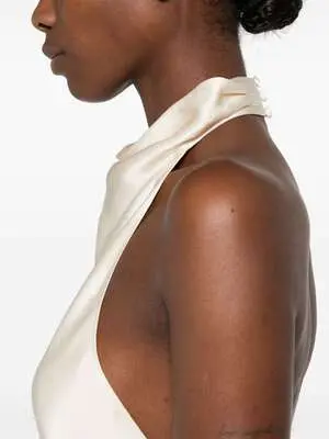 ANINE BING Eliana Halterneck Top