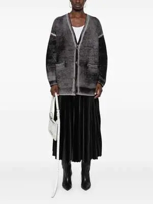 R13 Faded-effect Cardigan