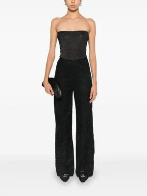 TWINSET Macramé Straight-leg Trousers