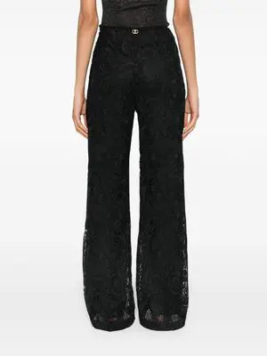 TWINSET Macramé Straight-leg Trousers